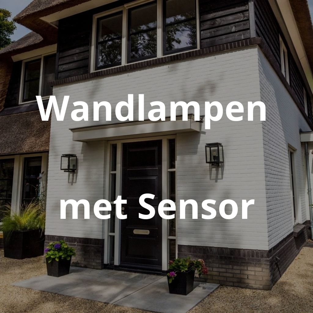 Gevellamp 230 volt met bewegingssensor – Tuinverlichting Meesters