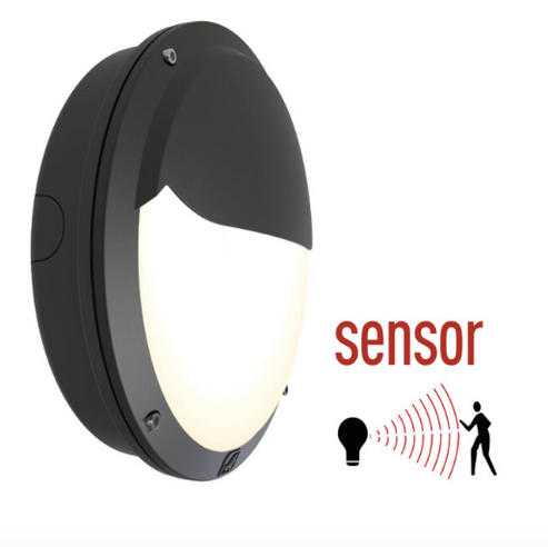 Gevellamp rond met sensor – Tuinverlichting Meesters