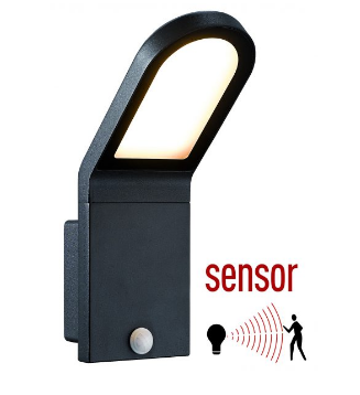 Gevellamp plat met sensor – Tuinverlichting Meesters